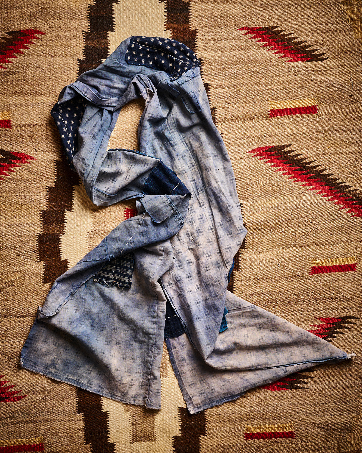 31. Indigo Boro Scarf – Collectors Gene