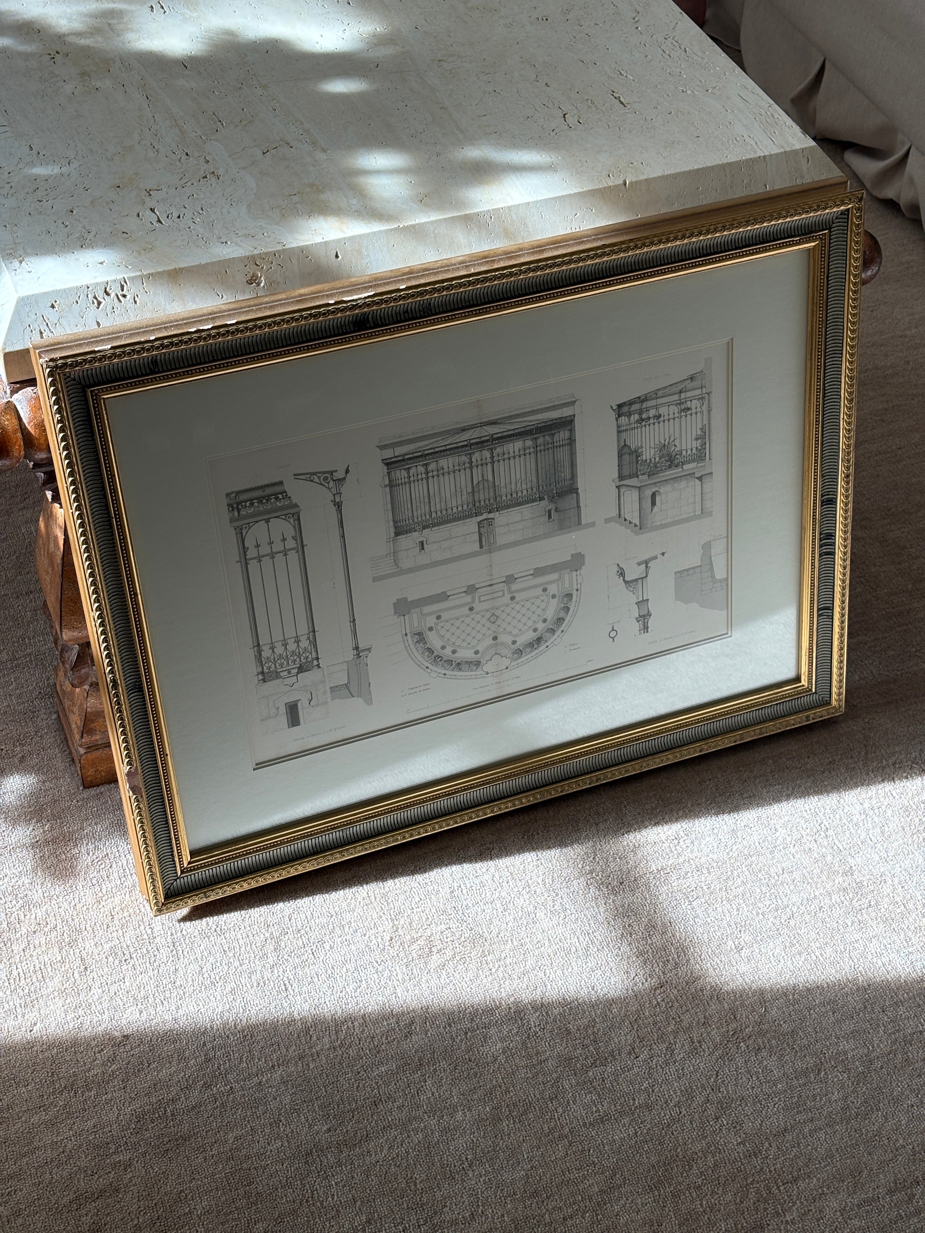 Ritz-Carlton New Orleans Architectural Drawing (Framed) – Collectors Gene